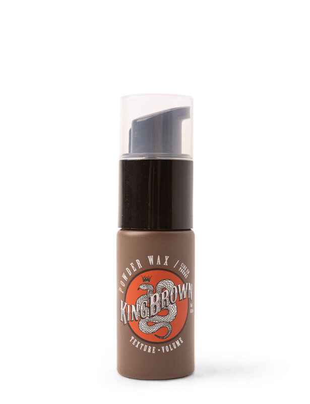 King Brown Pomade Powder Wax 15g - Hair Styling Product - Slick Styles